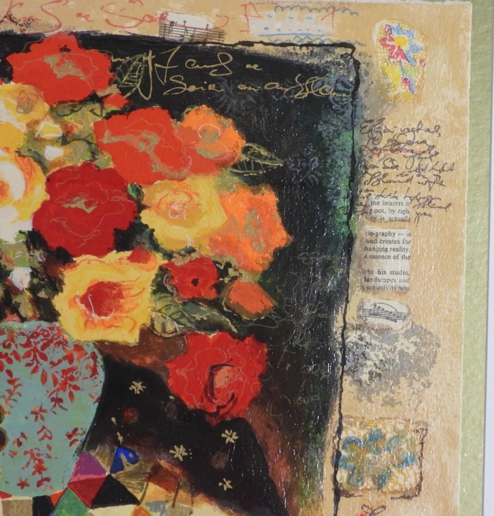 Alexander Wissotzky | Alexander Wissotzky Title: Blue Iris II - Serigraph, signed | MutualArt