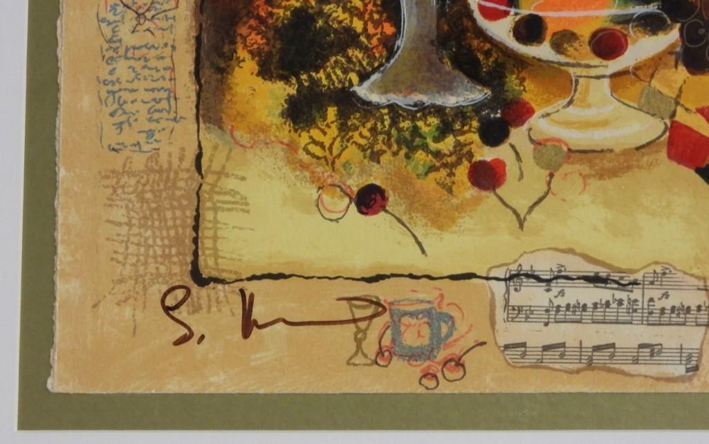 Alexander Wissotzky | Alexander Wissotzky Title: Blue Iris II - Serigraph, signed | MutualArt