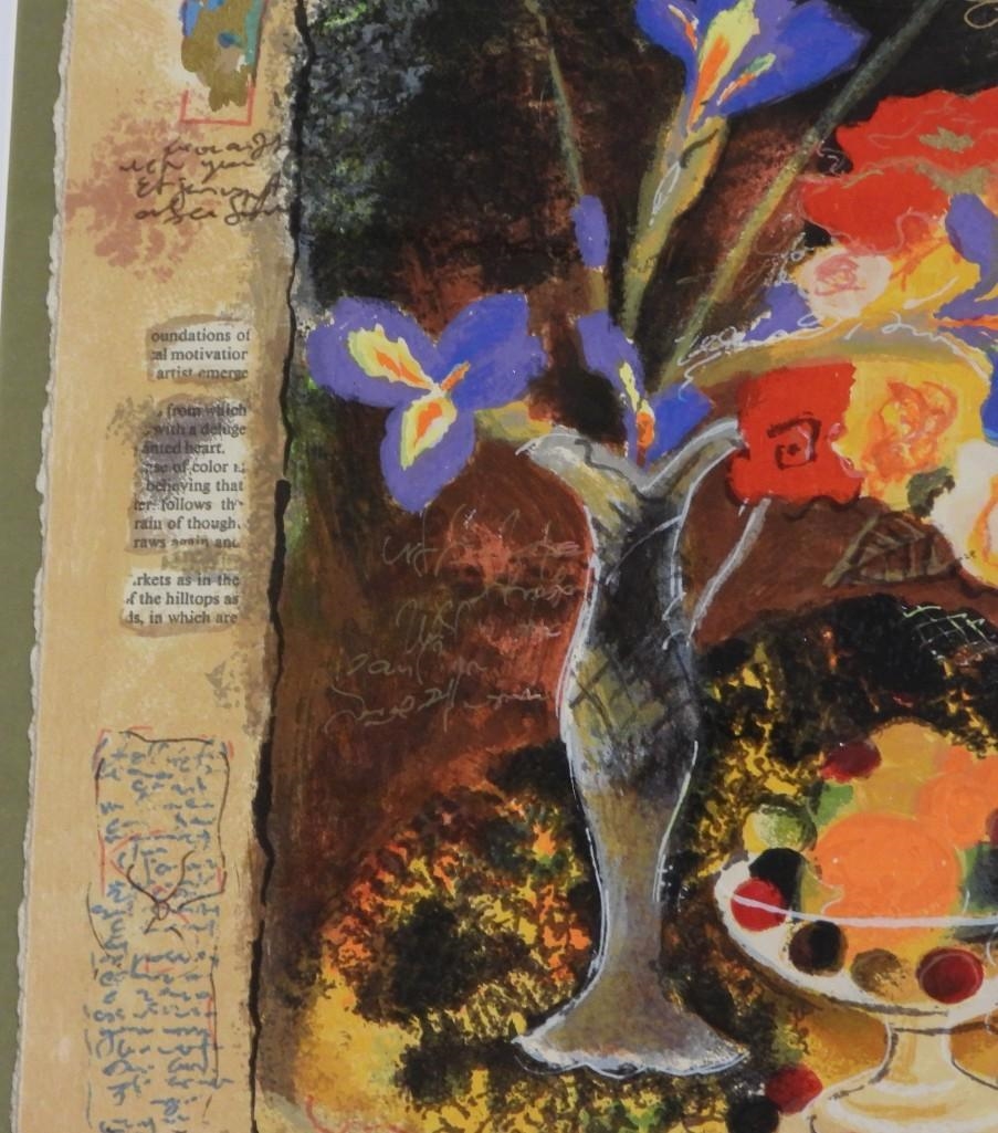 Alexander Wissotzky | Alexander Wissotzky Title: Blue Iris II - Serigraph, signed | MutualArt