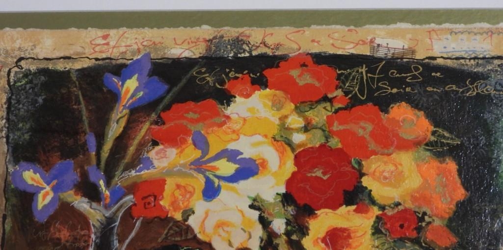 Alexander Wissotzky | Alexander Wissotzky Title: Blue Iris II - Serigraph, signed | MutualArt