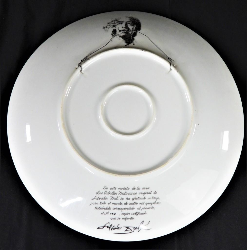 Salvador Dalí | Large Porcelain plate by Salvador Dali (1904) | MutualArt