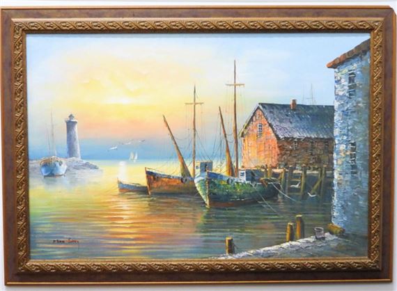 Max Savy | Max Savy Signed Oil on canvas | MutualArt