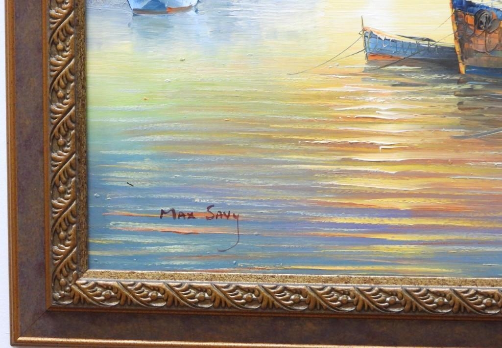 Max Savy | Max Savy Signed Oil on canvas | MutualArt