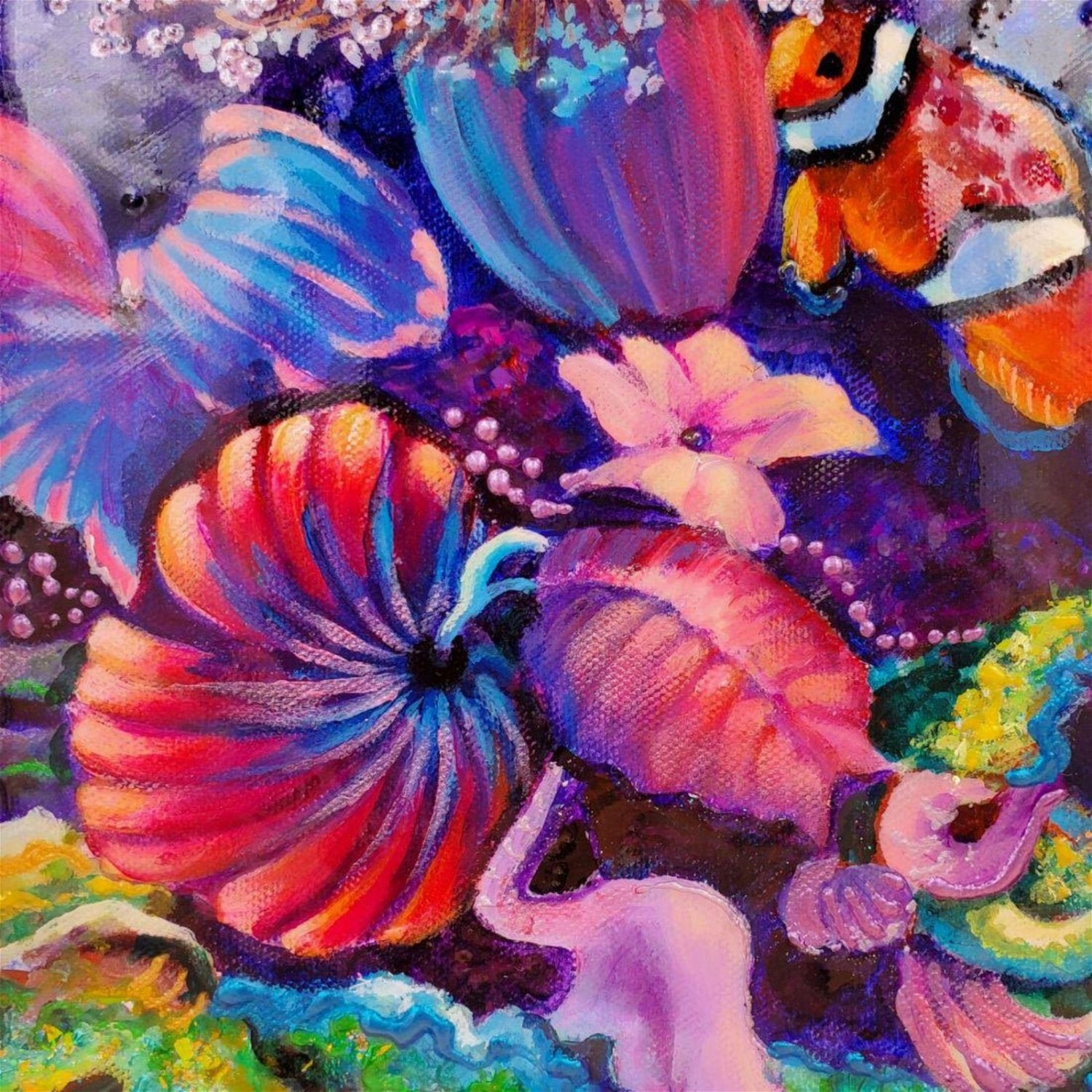 Jacob Collins | TRISTAN FAITH Acrylic Sea Life Florida Painting (2010 ...
