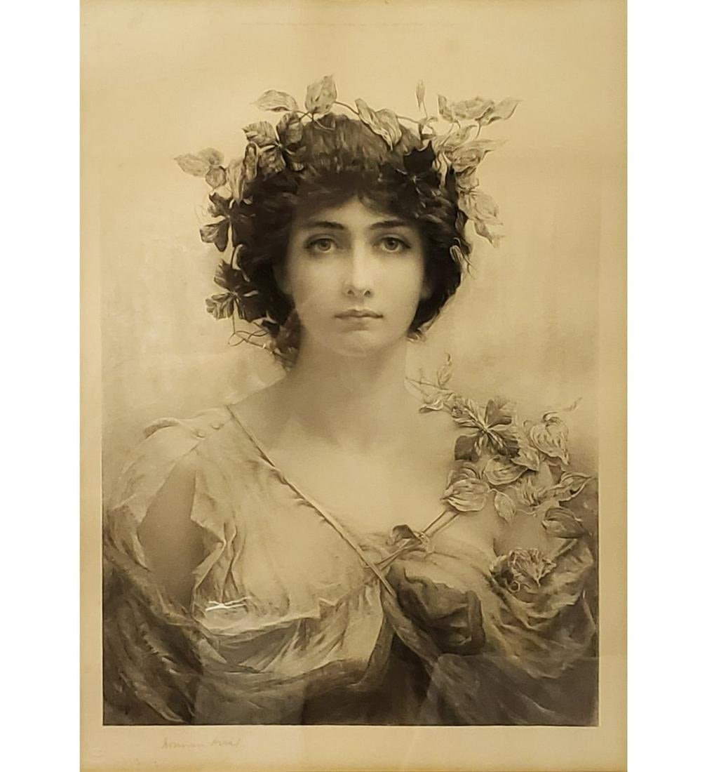 Sir Hubert von Herkomer | 19th Century Etching Portrait of Hubert von ...