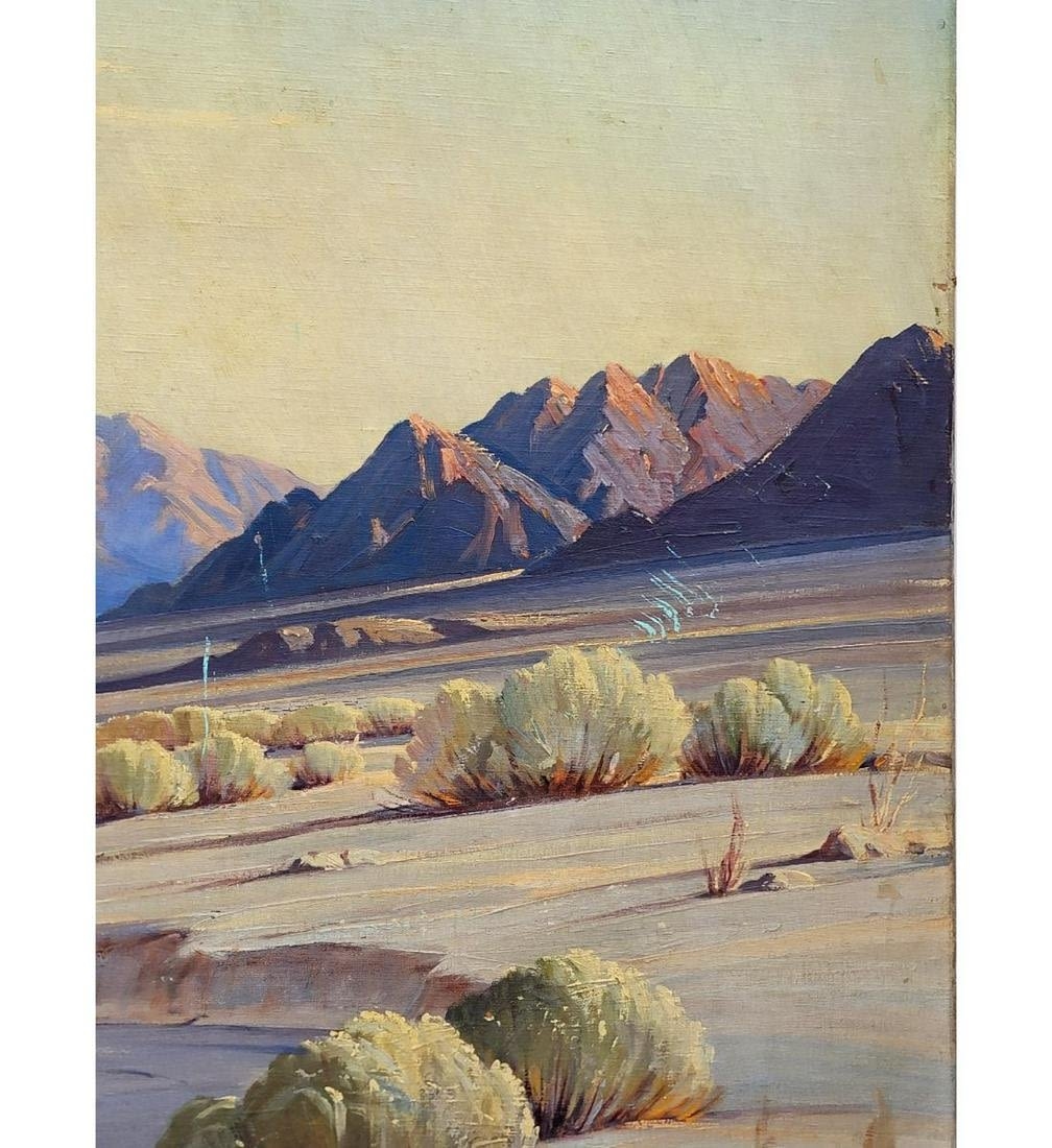 Louis Heinzman | Death Valley California Landscape Painting By Louis ...