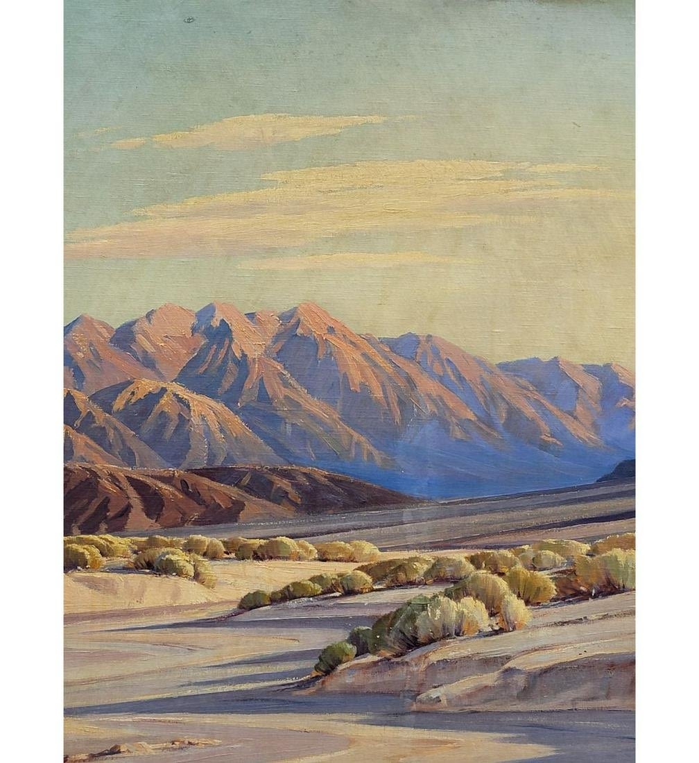 Louis Heinzman | Death Valley California Landscape Painting By Louis ...