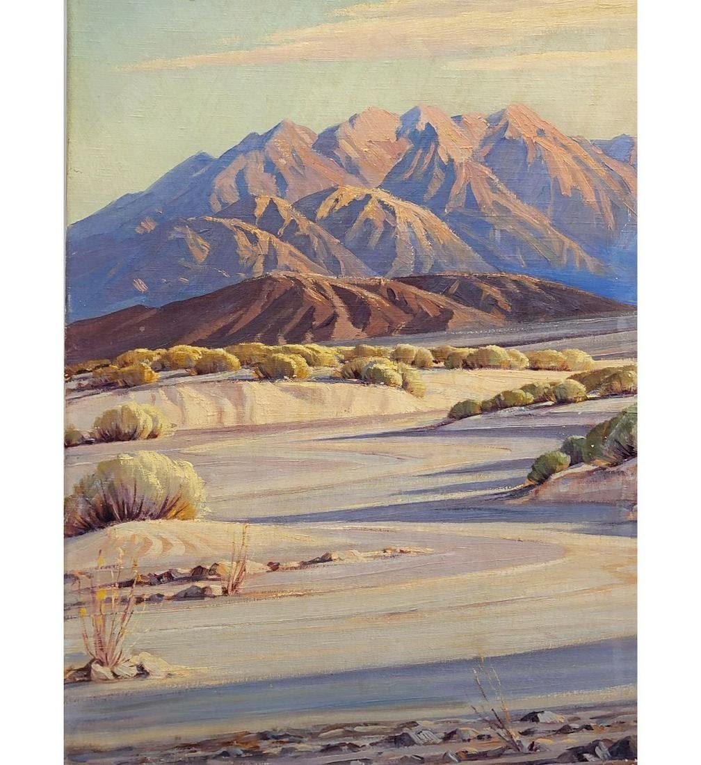 Louis Heinzman | Death Valley California Landscape Painting By Louis ...