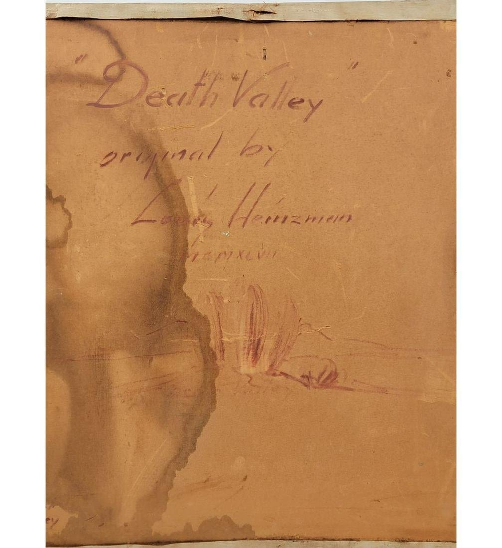 Louis Heinzman | Death Valley California Landscape Painting By Louis ...