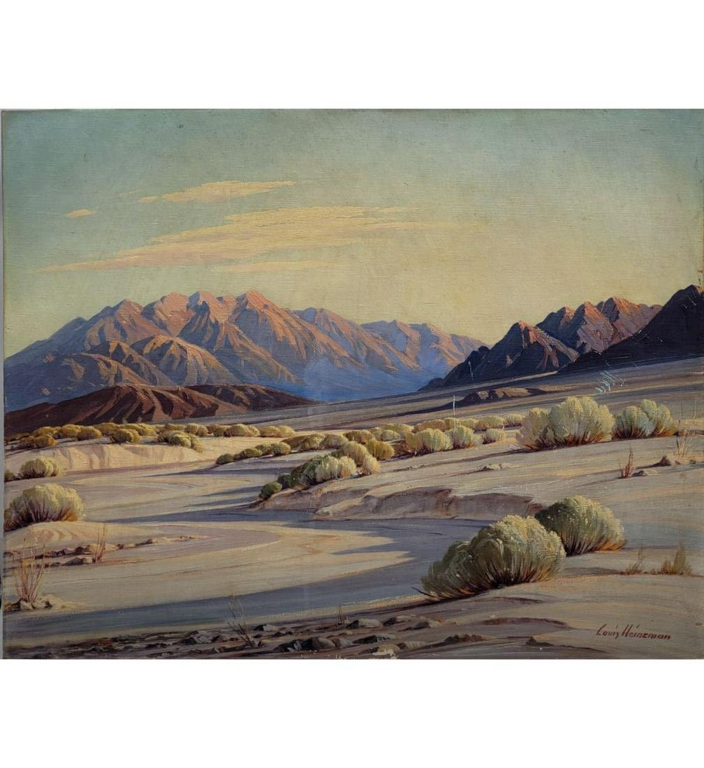 Louis Heinzman | Death Valley California Landscape Painting By Louis ...