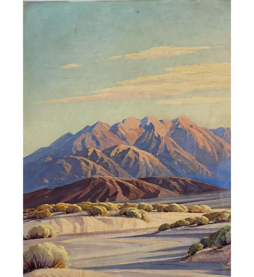 Louis Heinzman | Death Valley California Landscape Painting By Louis ...