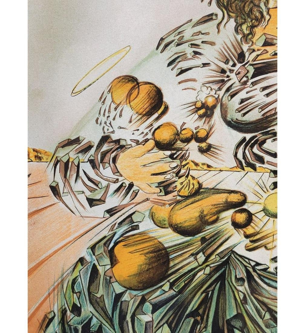 Salvador Dalí | Salvador Dali Triumphant Madonna Lithograph Pencil ...