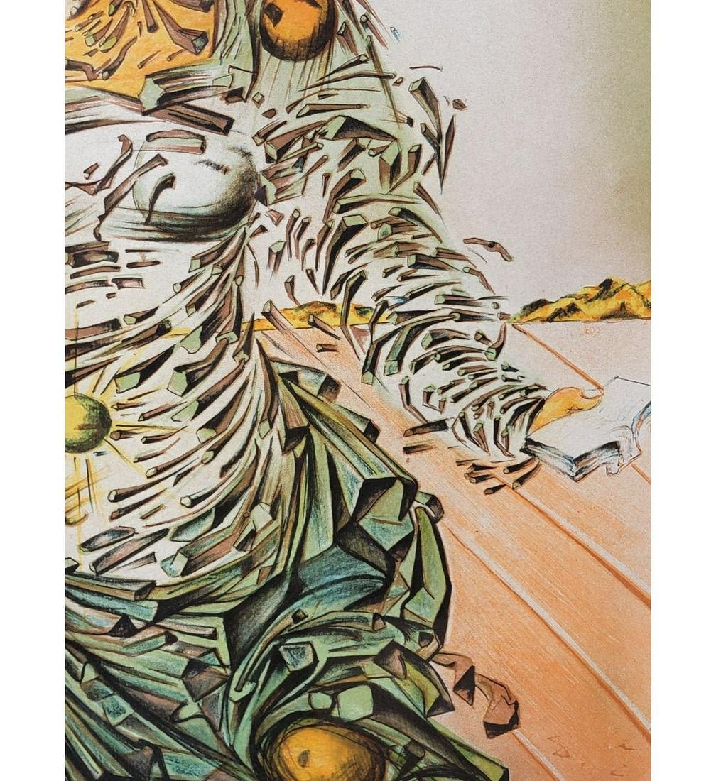 Salvador Dalí | Salvador Dali Triumphant Madonna Lithograph Pencil ...