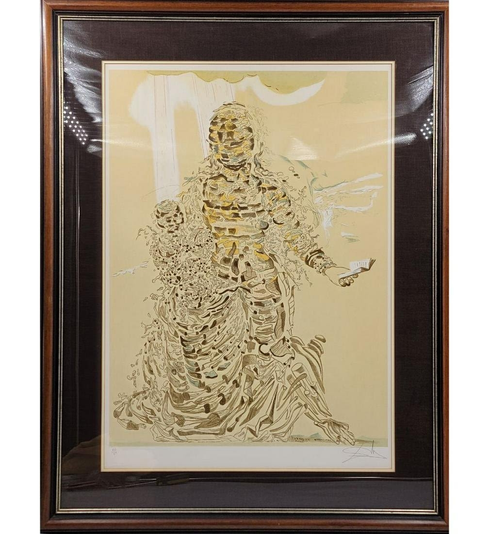 Salvador Dali Lithograph Values Swan