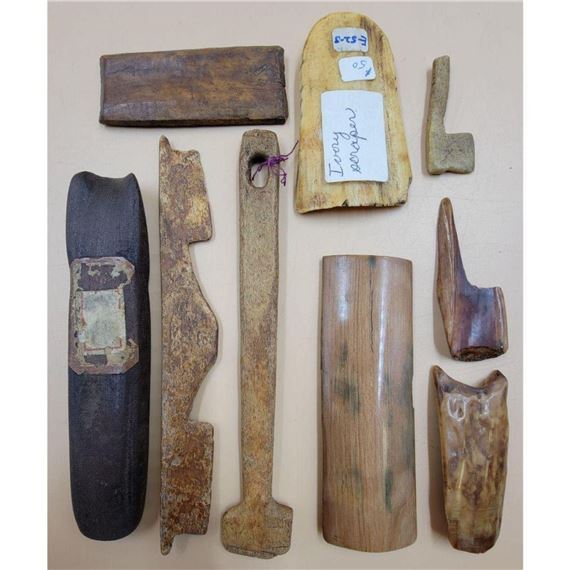 Lifetime | A Grouping Of Eskimo Alaskan / Inuit Implements / Tools ...