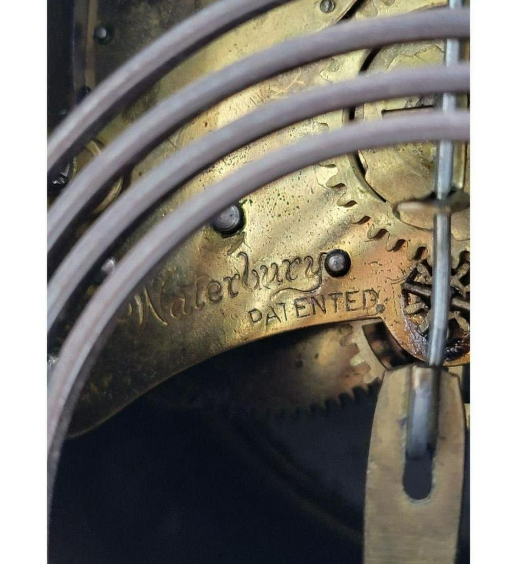 Art Nouveau School | Antique Art Nouveau Waterbury Mantle Clock Pat ...