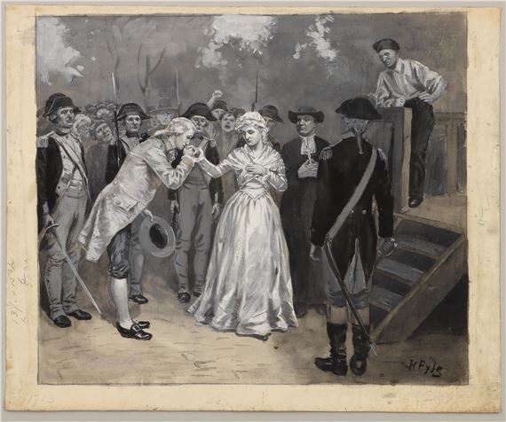 Howard Pyle | The Proposal (illustration) | MutualArt