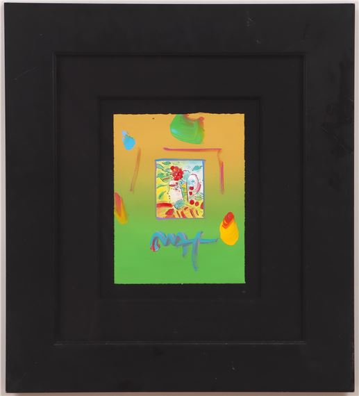Peter Max | portrait of woman from Profile Series (Circa 2005) | MutualArt