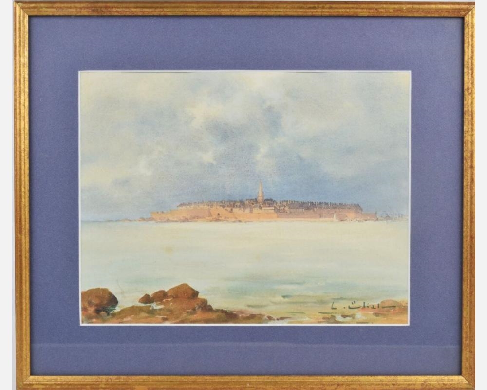 Louis Eliet | Saint-Malo, vue de Dinard | MutualArt