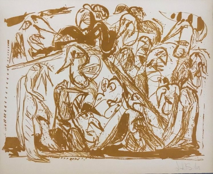 Julio Silva | SILVA Julio Lithography signed in bottom on the right ...