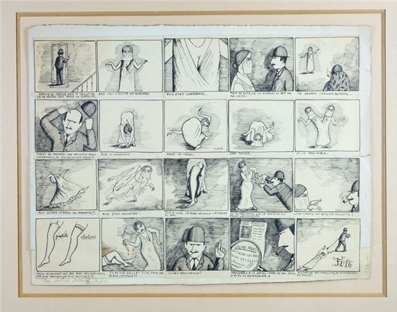 Roland Topor | The Dancer of Calcutta (1965) | MutualArt