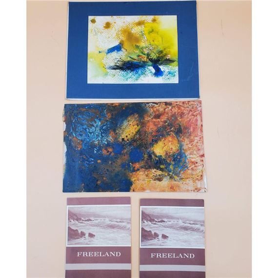 Cliff Freeland | Pair of Abstract Painting by Cliff Freeland | MutualArt