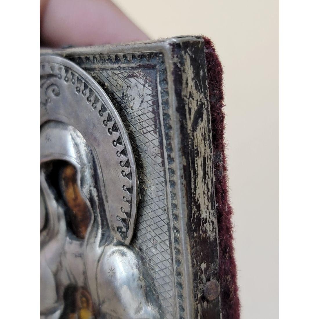 Lifetime | 19th Century Religious Icon Hall Marked Silver 1870 (19th ...