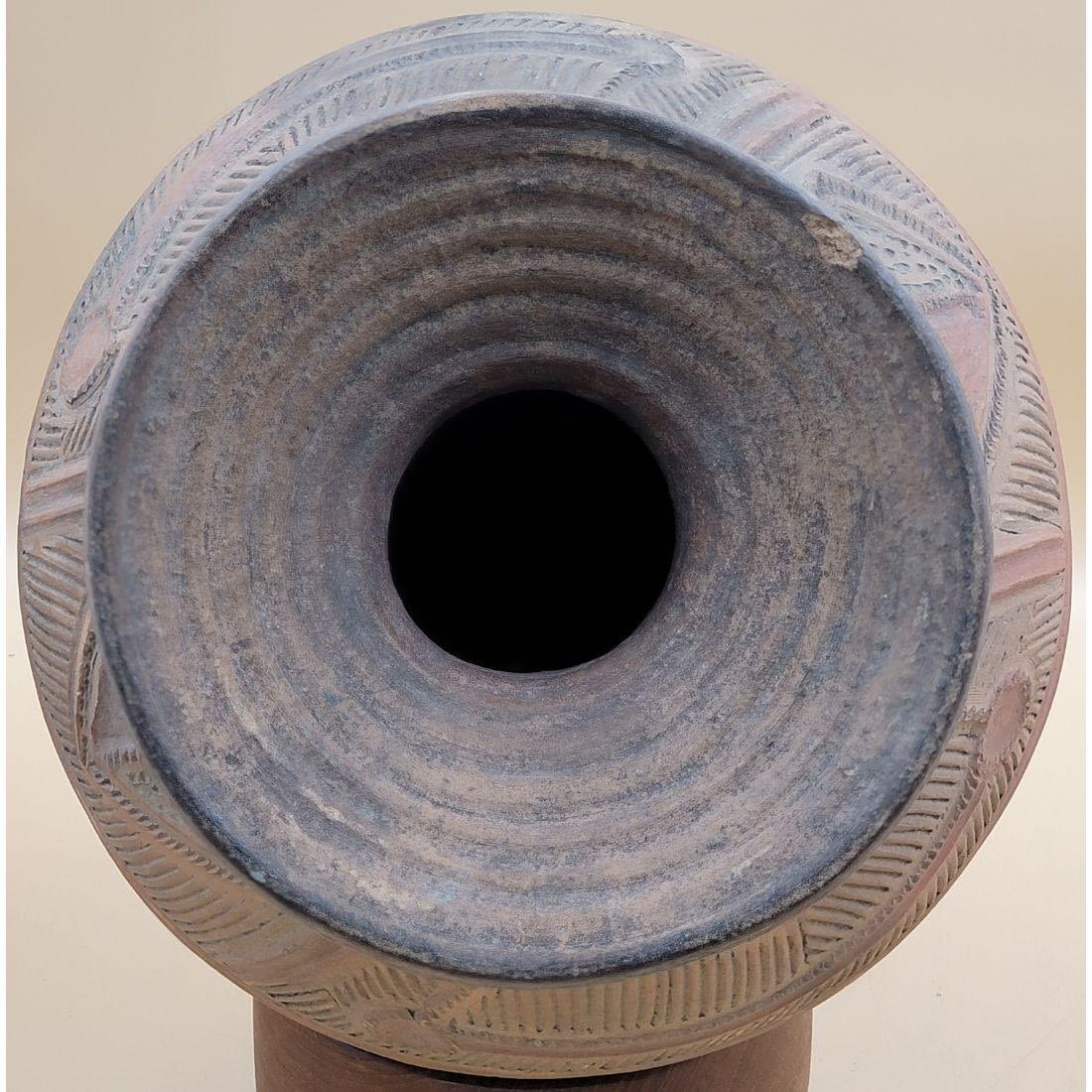 Lifetime | Antique Nupe People Nigerian Pottery Vessel | MutualArt