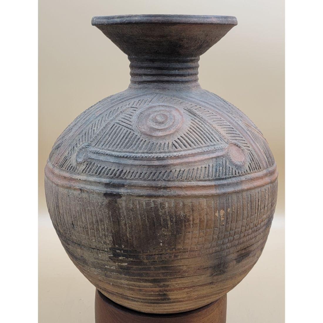 Lifetime | Antique Nupe People Nigerian Pottery Vessel | MutualArt