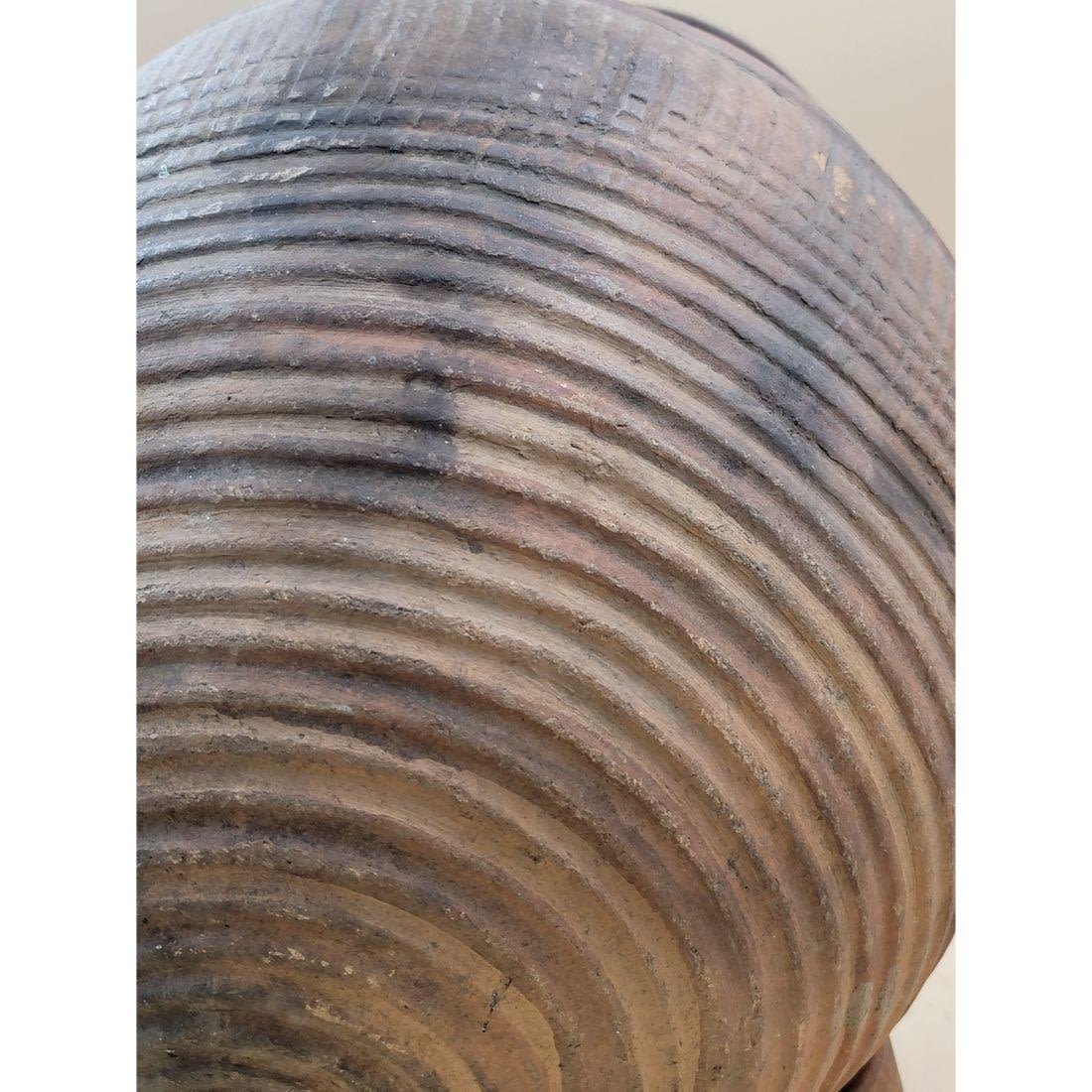 Lifetime | Antique Nupe People Nigerian Pottery Vessel | MutualArt