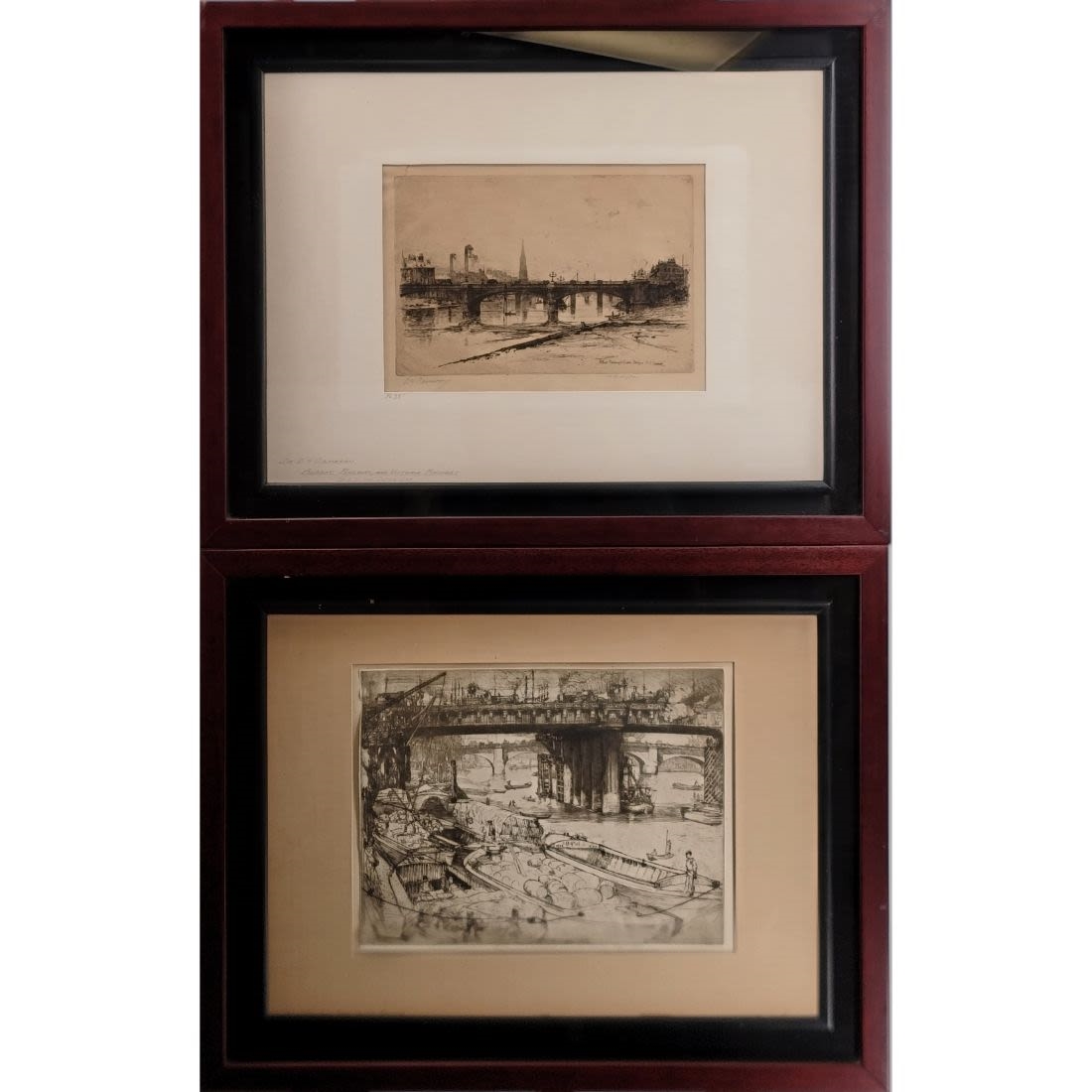 Donald Shaw MacLaughlan | Pair Of Signed Etchings Albert Railway ...