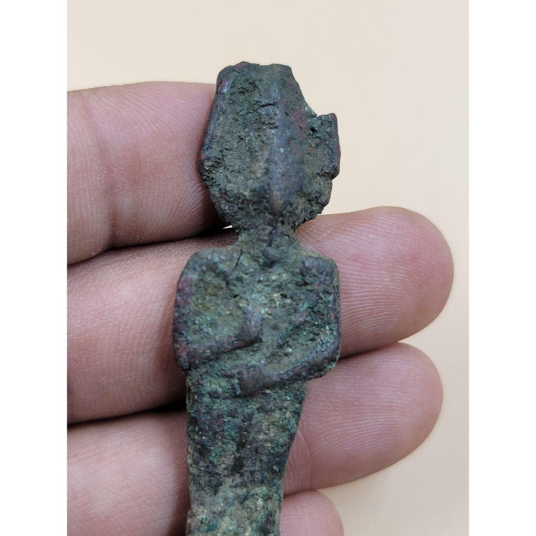 Unknown | Lot Of 2 Ancient Egyptian Bronze Figures | MutualArt