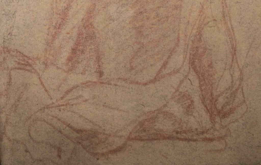 European School | Old Master Drawing Red Chalk Drawing of Priest ...