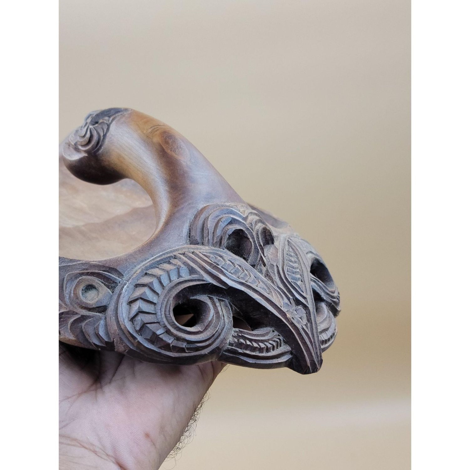 Lifetime | (3) Maori Carved Wood Canoe Bailers, New Zealand | MutualArt