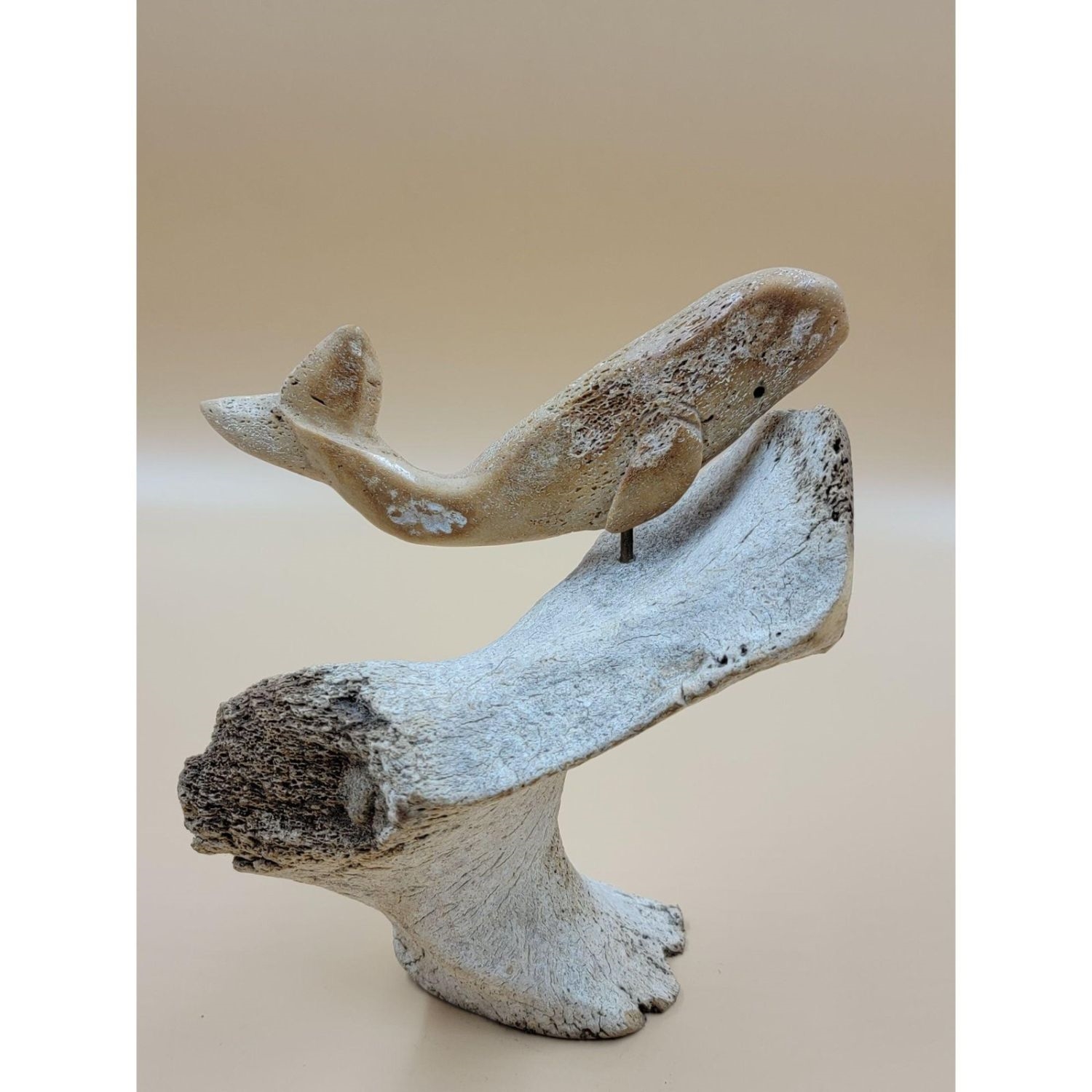 Unknown | Antique Inuit Bone Carving Sculpture | MutualArt