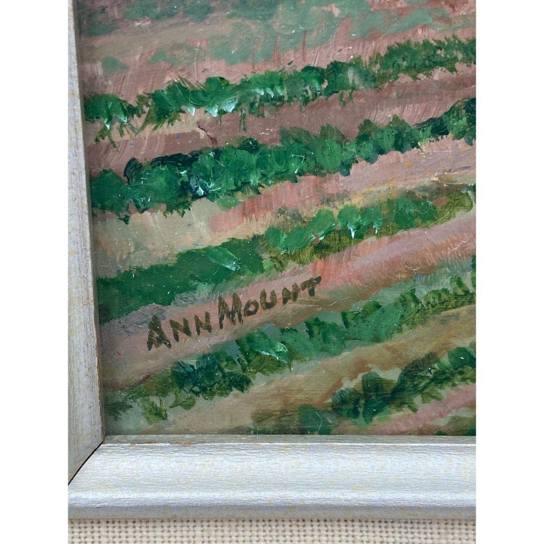 Ann Mount | Original Ann Mount Oil On Board Landscape Painting | MutualArt