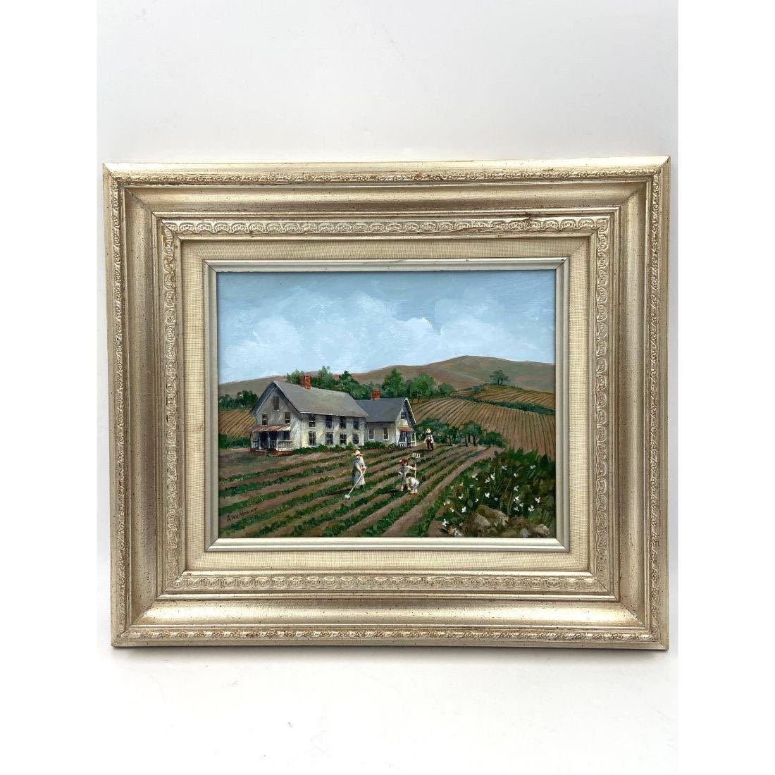 Ann Mount | Original Ann Mount Oil On Board Landscape Painting | MutualArt