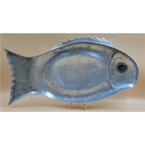 Arthur Court | Decorative Pewter Arthur Court Fish Platter / Tray ...