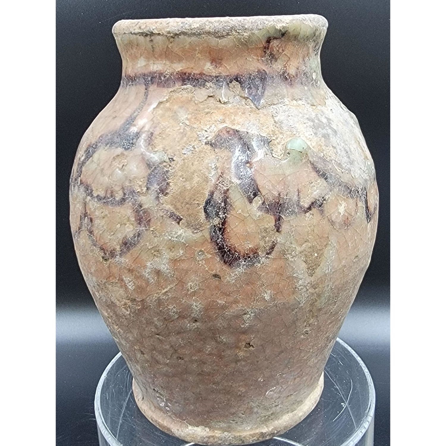 Unknown | Antique American Redware Clay Jar 19th C | MutualArt