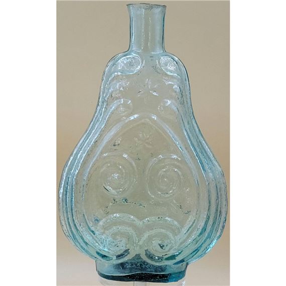 Unknown | Antique Hand Blown Glass Flask | MutualArt
