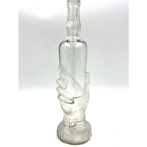 Depose | Victorian French Figural Hand Holding Bottle | MutualArt