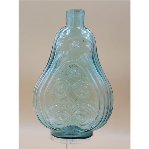 Unknown | Antique Hand Blown Glass Flask | MutualArt