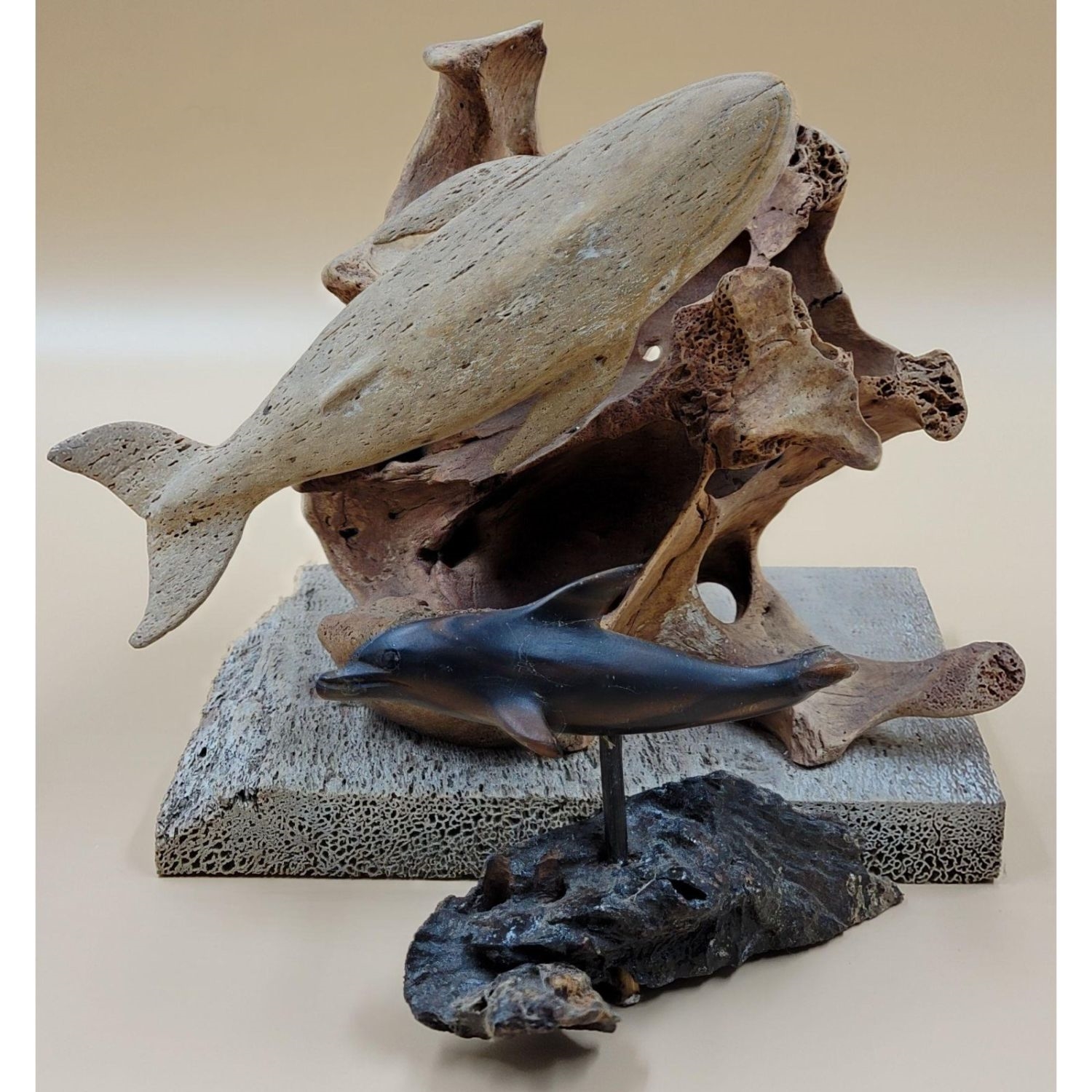 Unknown | Antique Inuit Bone Carving Sculpture | MutualArt