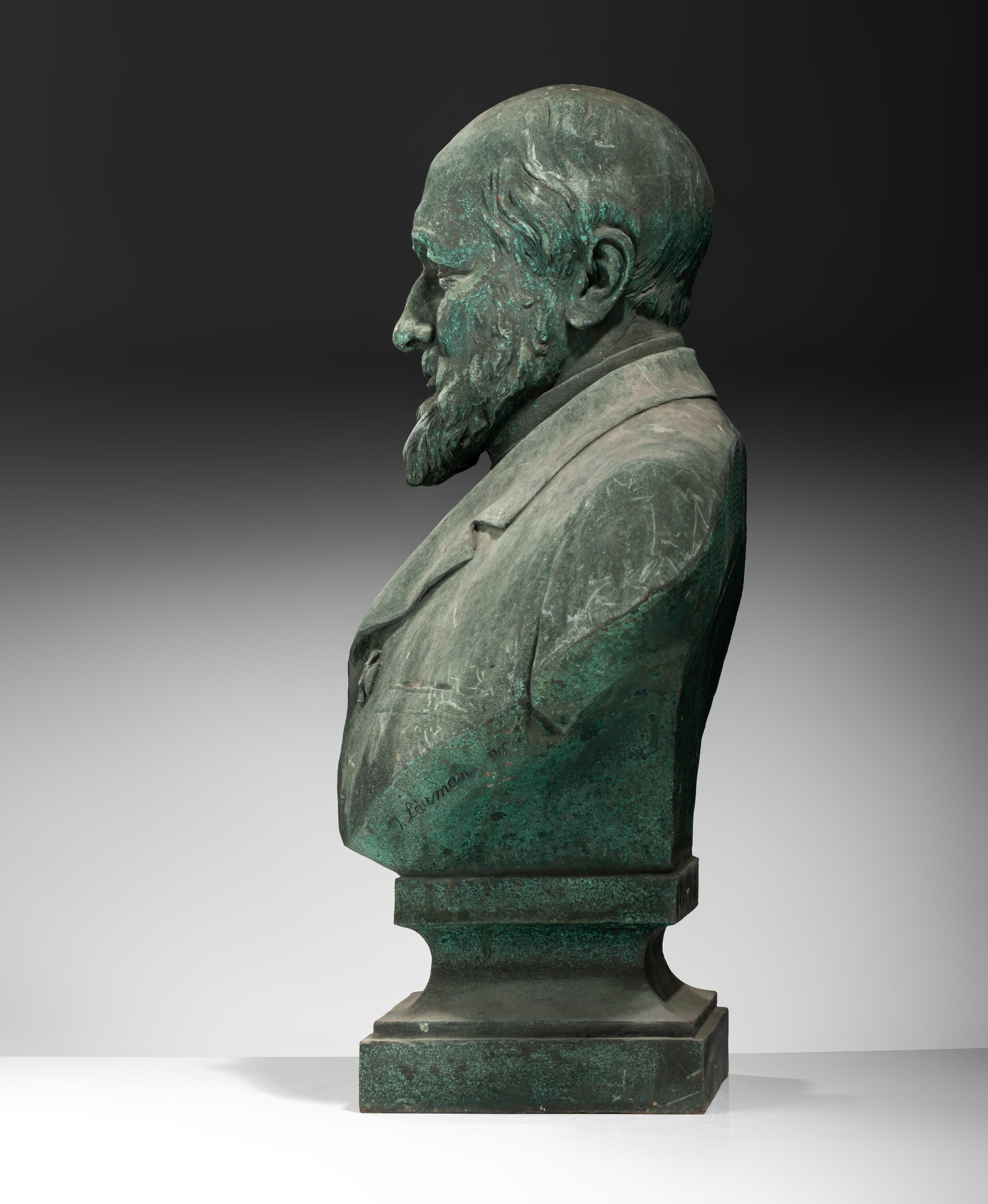 J. Lauman | bust of a nobleman (1895) | MutualArt