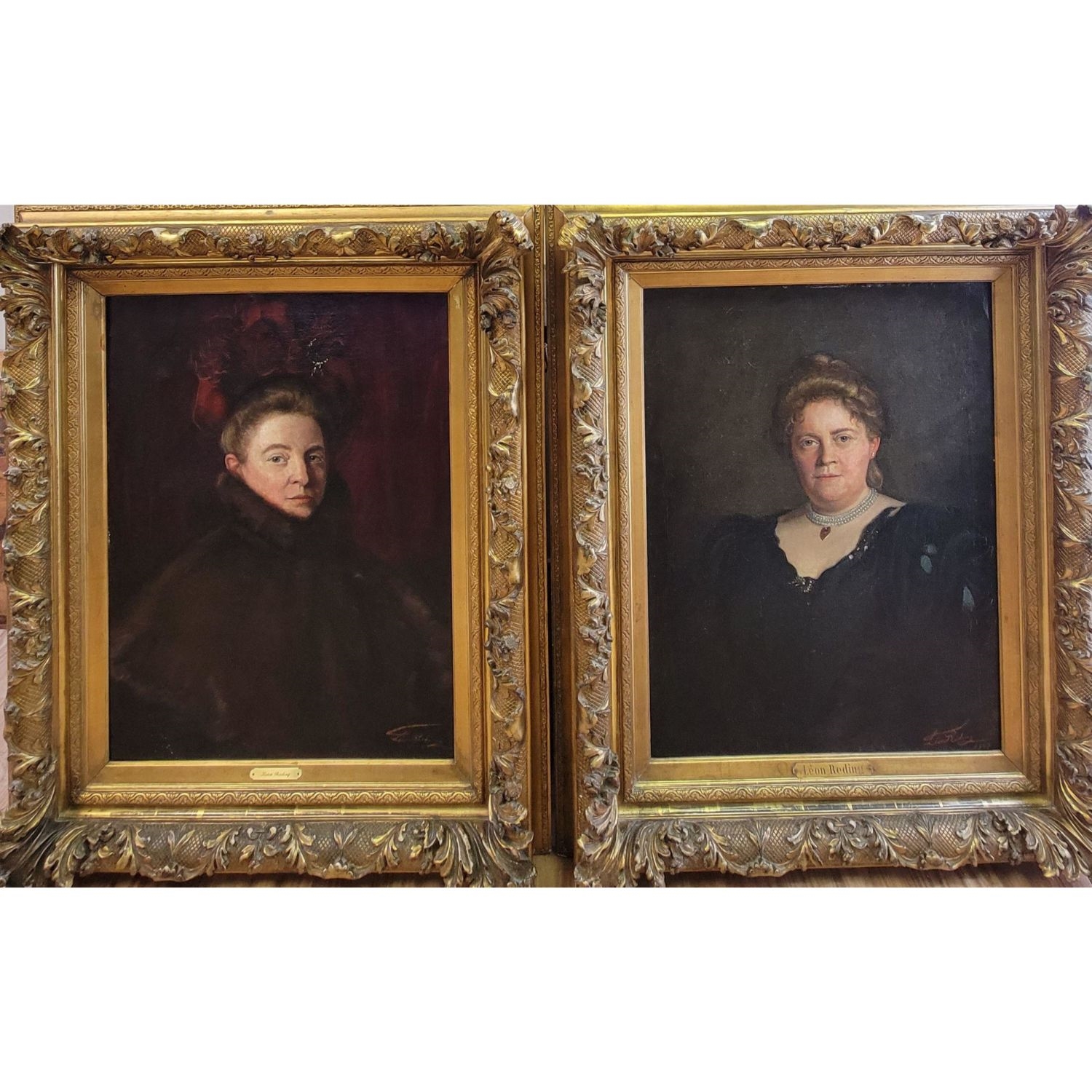 Leon Reding | Portrait Paintings By Leon Reding In Fantastic Frames ...