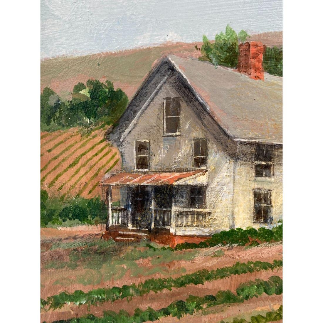 Ann Mount | Original Ann Mount Oil On Board Landscape Painting | MutualArt