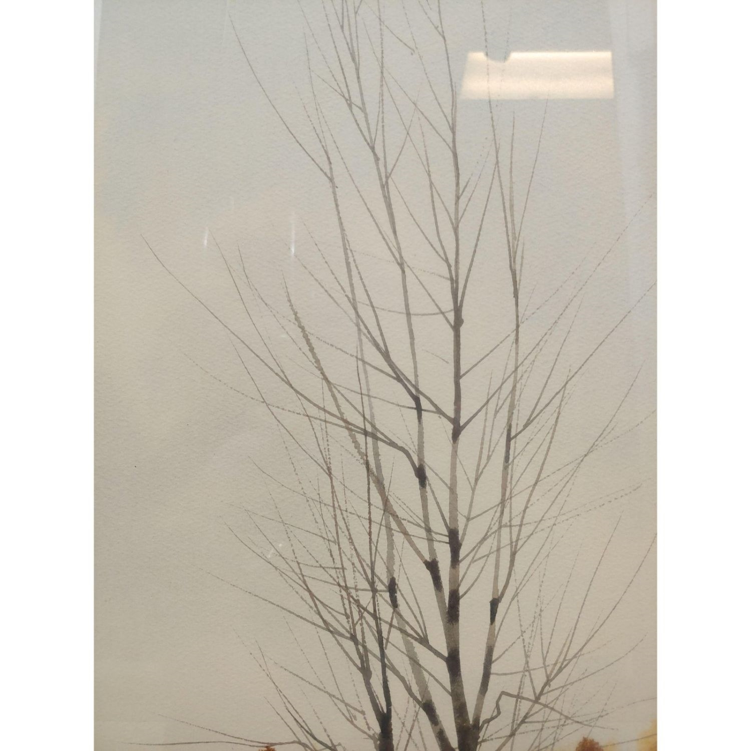 Cletus Smith | Signed Cletus Smith Watercolor Almost Spring | MutualArt