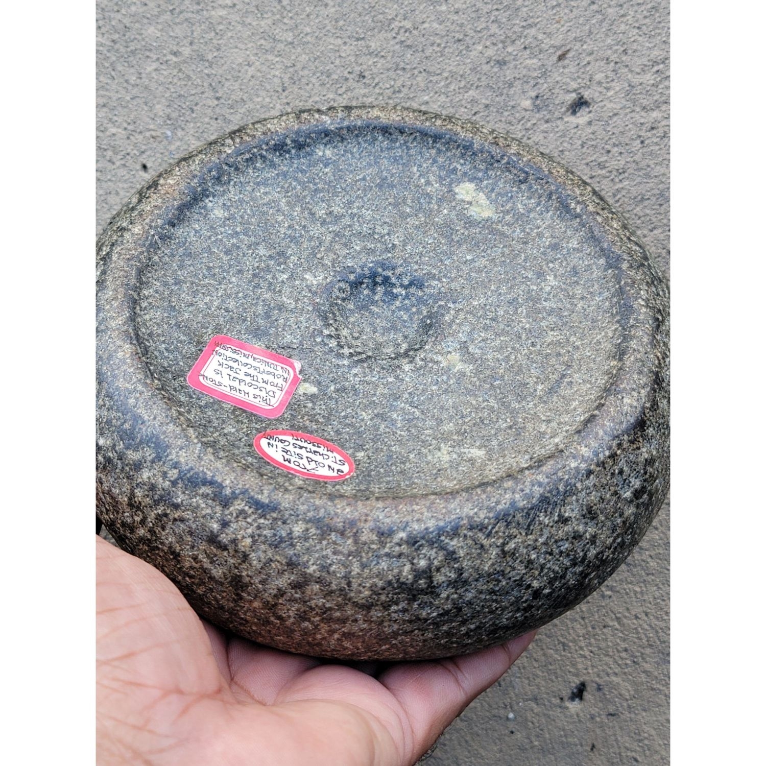 Jack Roberts | LG Native American Stone Discoidal Ex Jack Roberts Coll ...