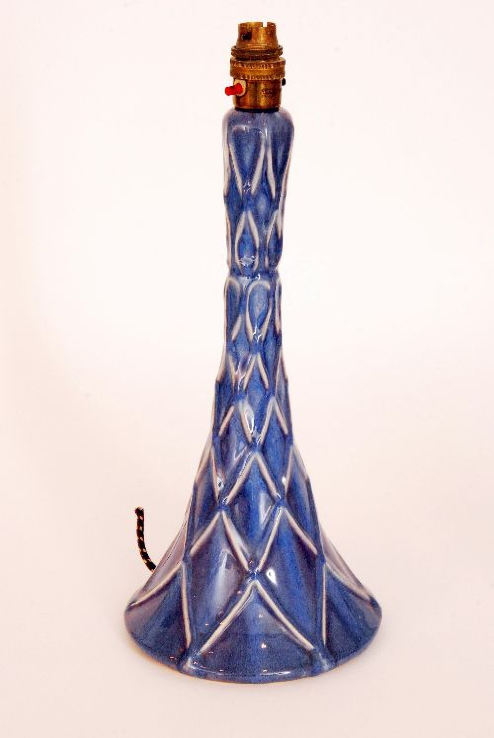 Royal Doulton | A large 1930's Royal Doulton stoneware lamp base with a ...