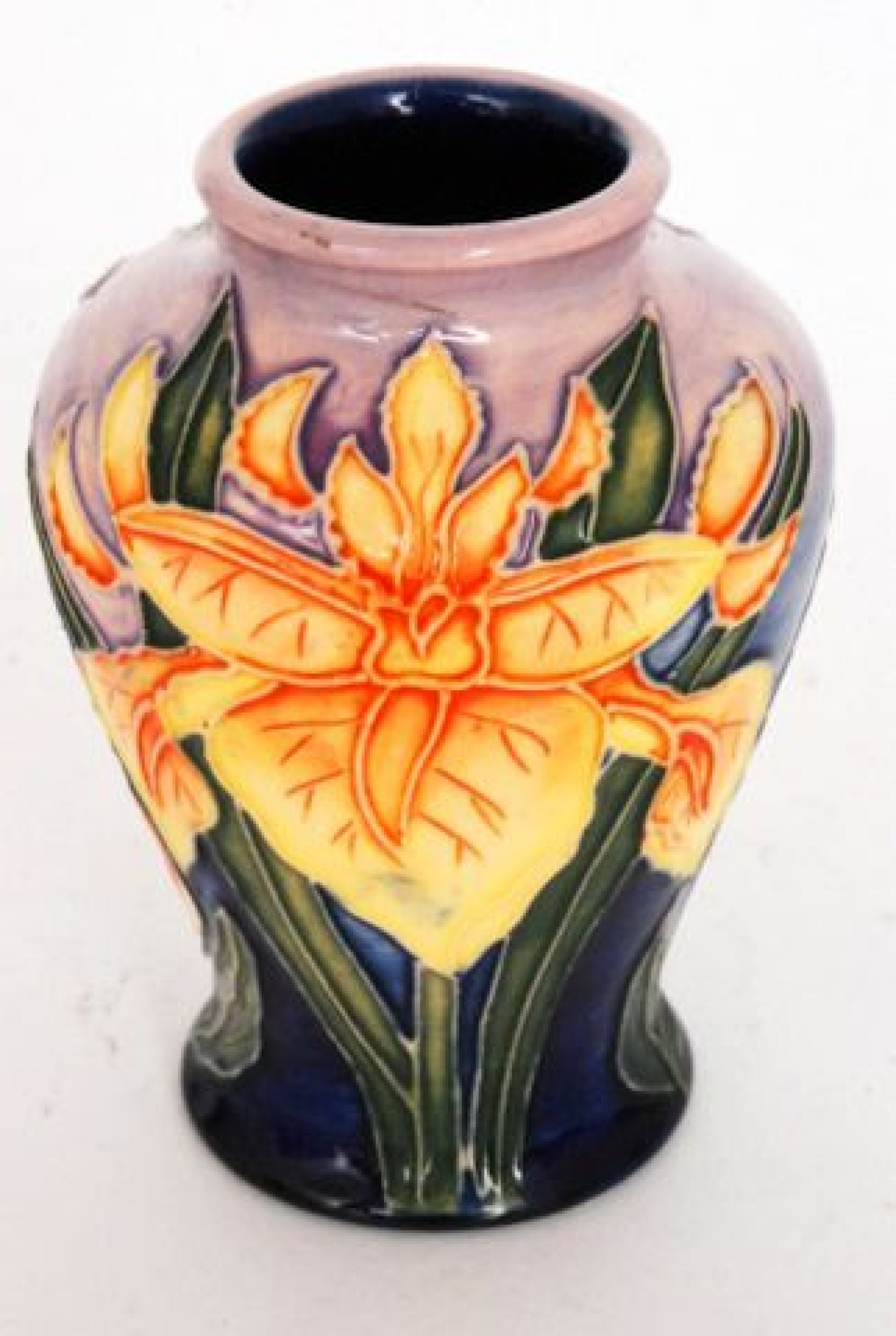 William Moorcroft | A Moorcroft Pottery Windrush pattern small baluster ...